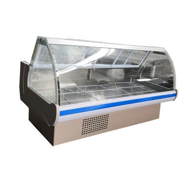 China R134a Refrigerant Deli Display Fridge Serve Over Display 200cm With Inner Top LED Lighting for sale