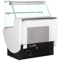China Fan Cooling Deli Refrigerated Display Case Slim Serve Over Counters Automatic Defrost for sale