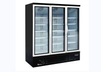 China 1260L Refrigerant R290 Upright Glass Door Freezer for sale