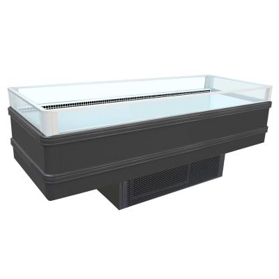 China Defrost 320L Switchable Supermarket Island Freezer for sale