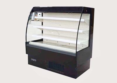 China Air Curtain Slim Line Multideck Fridge Open Display Cooler for sale