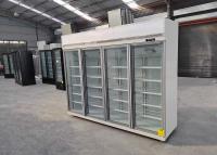 China Tecumseh Compressor Upright Display Freezer Self Contained for sale