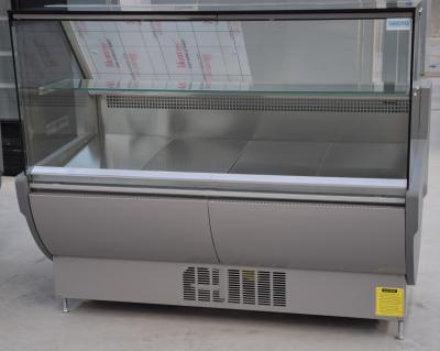 China Straight Glass Deli Display Fridge With Plug In Compressor for sale
