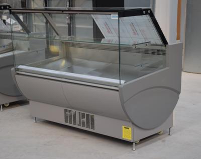 China 175L Display Volume Deli Display Fridge With Front Liftup Door for sale