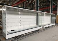 China PVC Curtain Supermarket Open Display Cooler Dixell Thermostat for sale