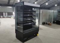 China Supermarket Merchandising Open Display Fridge Fruit Showcase for sale