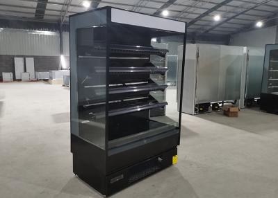 China Supermarket Merchandising Open Display Fridge Fruit Showcase for sale