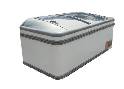 China Auto Defrost Supermarket Island Freezer With 110V Plug In for sale