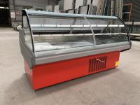 China SEC Certificate Vitrinas Food Serve Over Counter Display Fridge For Fresh Meat for sale