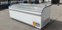 China Horizontal Combined R290 Glass Top Island Freezer For Ice Cream for sale