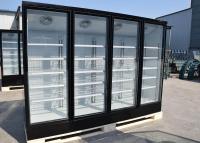 China R290 Four Swing Glass Drink Beer Display Fridge Cooler With Led Light for sale