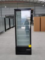 China Upright Slim 400L Volume Commercial Beverage Cooler For Soft Drink Beer for sale