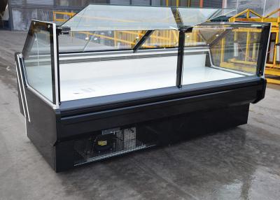 China Front Lift Up Straight Glass Secop Deli Meat Display Case Automatic Defrost for sale