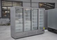 China Commercial 1700L Upright Glass Door Cooler With SECOP Compressor for sale