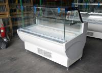 China Self Contained Flat Glass R290 Refrigerated Serve Over Counter Air Cooling for sale