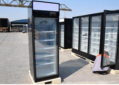 China R290 Commercial Upright Display Freezer Auto Defrost For Frozen Food for sale