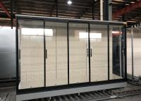 China Grey Refrigerated R404a Sliding Glass Display Case For Supermarket Commercial for sale