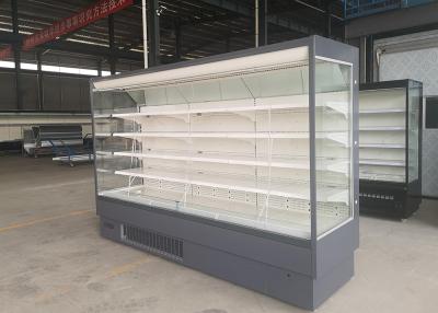 China Supermarket Beverage Open Display Fridge R290 With Plug In Embraco Compressor for sale