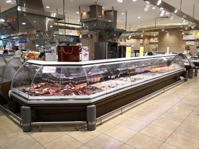 China LED Lighting Deli Display Fridge Stainless Steel Energy Savings for sale
