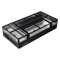 China Auto Hot-Gas Defrost Island Display Fridge With Self-Contained Secop Compressor for sale