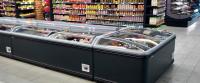 China Static Cooling Sliding Doors Commercial Freezer For Frozen Food for sale