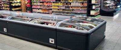 China Static Cooling Sliding Doors Commercial Freezer For Frozen Food for sale