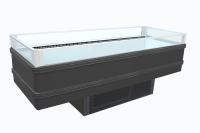 China Dual Temperature Ventilated Island Chiller For Chilled Frozen Products for sale