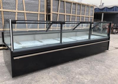 China R404a Straight Glass Showcase Counter For Deli And Fresh Meat for sale