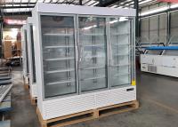China Upright Display Freezer with Glass Door for Frozen Food, Energy Saving for sale