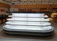 China 1500mm Height Semi Multideck Island Chiller Round Style Remote Type for sale