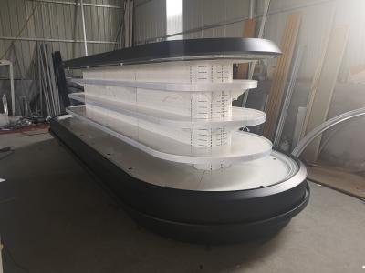 China Oval Island Merchandiser Refrigerator With Digital Temperature Controller for sale