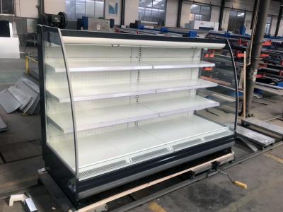 China Remote Multideck Open Display Cooler For Dairy Products for sale
