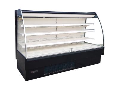 China 3 Tier Semi Multideck Refrigerated Showcase With 3 Layers Adjustable Shelving for sale