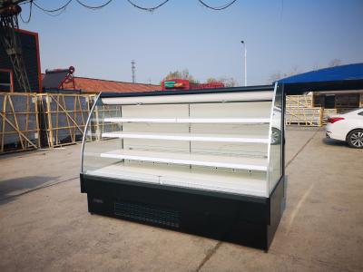 China Multideck Open Display Cooler For Dairy Products Plug In for sale