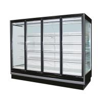 China Energy-Saving Multideck Refrigerated Showcase for Supermarket with 5 Layers Adjustable Shelving for Dairy Products for sale