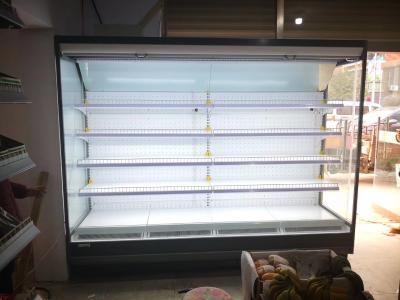 China Energy-Saving Open Display Refrigerated Cabinet for Supermarket with Danfoss Expansion Valve for Dairy Products for sale