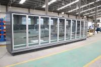 China Remote Multideck Swing Glass Door Display Freezer with Remote Copeland  Condensing Unit for Frozen Foods for sale