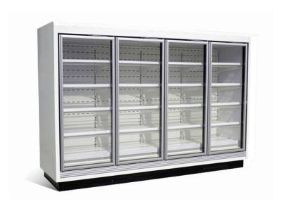 China Supermarket Upright Display Cooler with Inner Vertical LED Lights for Ice Cream for sale