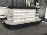 China Semi High Multideck Open Display Chiller With 3 Layers Adjustable Shelving for sale