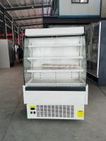 China Supermarket Open Front Refrigerated Display Case With 3 Layers Shelving for sale