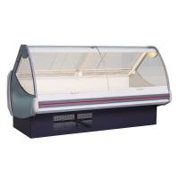 China High-Quality Commercial Energy-Saving Refrigerated Display Fridge with Lift-up/Sliding Front Curved Glass Doors for Fish for sale