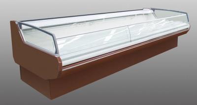 China Commercial Energy Saving Refrigerated Display Cabinet For Smoked Bacon for sale