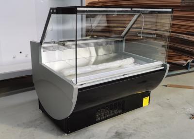 China Horizontal Sausages Display Cooler With Inner Top LED Lights for sale
