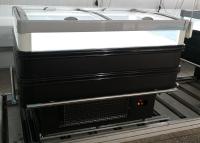China Grab And Go Frozen Foods Supermarket Display With Top Sliding Glass Doors for sale