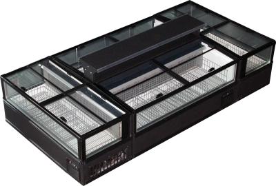 China Plug-in Island Freezer with Self-Contained Secop Compressor for Ice Cream for sale