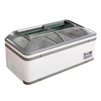 China Plug In Supermarket Island Freezer R290 Refrigerant For Ice Cream for sale