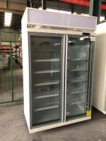 China R290 Commercial Glass Door Fridge With More Viewing Area for sale