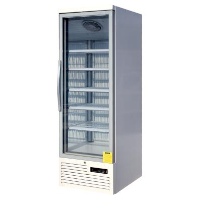 China Plug In Upright Glass Door Fridge R290 Refrigerant For Drinks / Beverages for sale