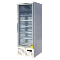 China Fan Cooling Glass Door Freezer Merchandiser With Dixell Digital Thermostat for sale