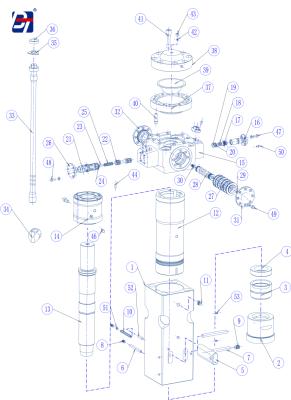 China Spare parts for BTB fully hydraulic breaker for sale